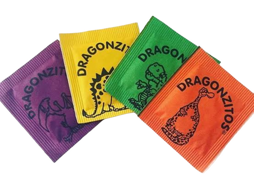 Dragonzitos, 4 sachets/sobres | Mexitianguis