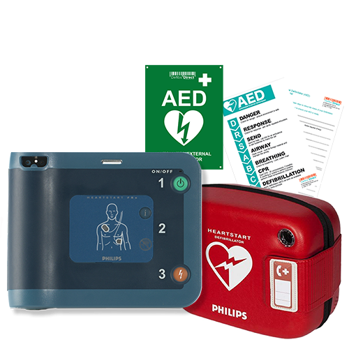 Philips HeartStart FRx Semi-Automatic AED - Defibrillator bundle ...
