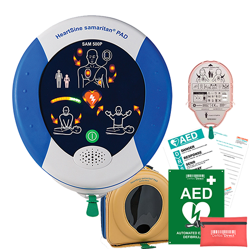 HeartSine 500P Semi Automatic AED - Sports & Schools defibrillator ...