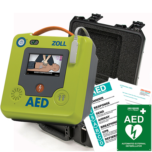 Zoll AED 3 with waterproof case - Defibrillator bundle | Defibs Direct
