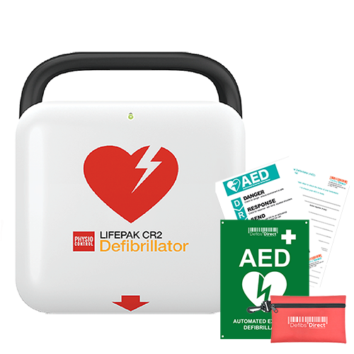 LIFEPAK CR2 Essential AED - SA defibrillator bundle | Defibs Direct