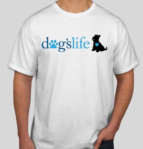 Dogslife Short Sleeve T-Shirt (White) | Dogslife