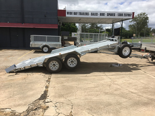 3.5-ton Car and Machinery Hydraulic Tilting Rampless Trailer ...