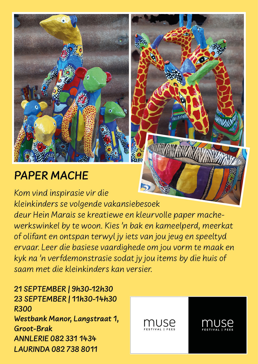 Paper mache workshop with Hein Marais | Musefees