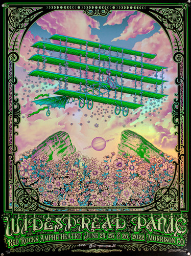 EMEK - Widespread Panic - Airplane | Psychedelic Sf Art G