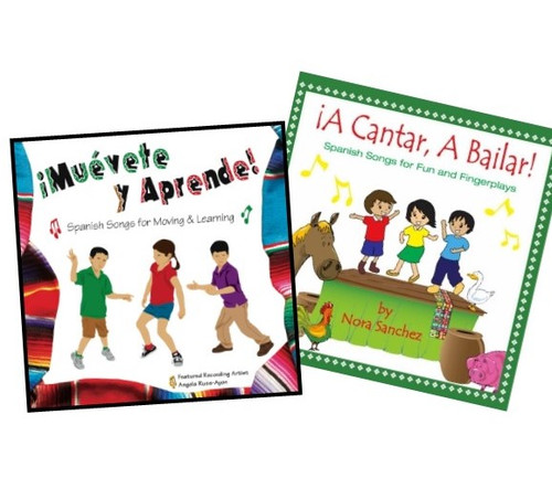 CD Set: Muévete y Aprende | A Cantar A Bailar - 2 Spanish CD COMBO ...