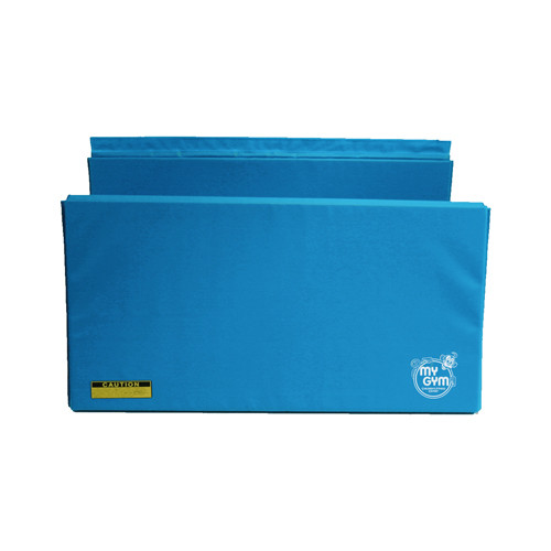 Panel Mat - 4' x 6' x 1 3/8" (Lt Blue - 2' Fold) | SportsPadding&Equip