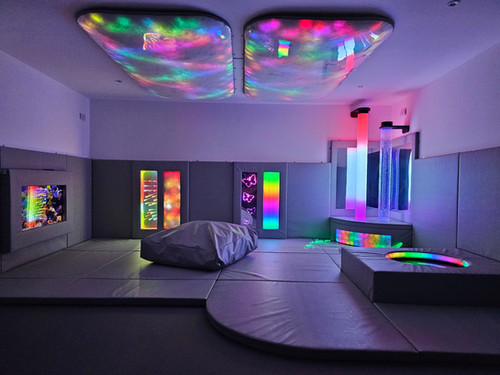 Custom built sensory rooms/soft play installation | Playfix
