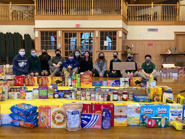 St. Patrick School Mini Golf Food Drive a Hole in One!
