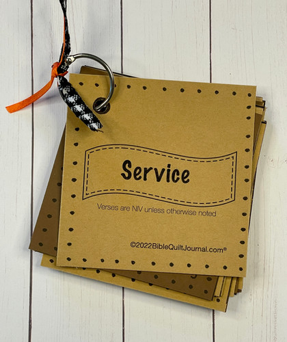 Service: Flip card set & reference list | Biblequiltjournal.com