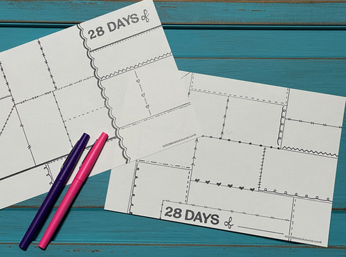 28-day template set | Biblequiltjournal.com