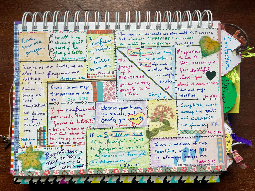 Confession | Biblequiltjournal.com