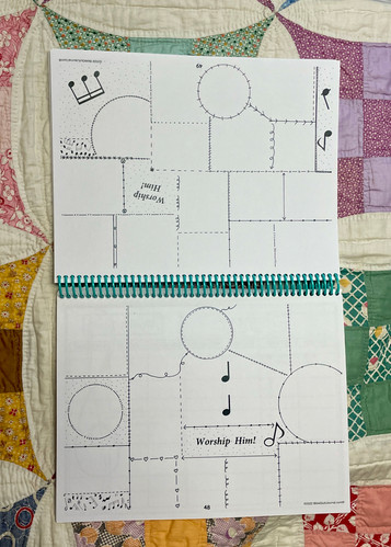 Worship: 31-day, 2-page spread | Biblequiltjournal.com
