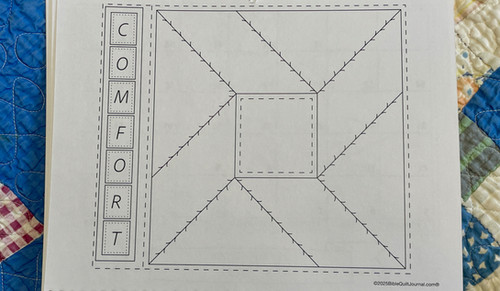 Comfort template, combo both sizes | Biblequiltjournal.com