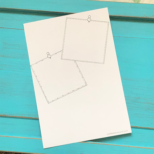 Post-it with Push Pins (vertical) | Biblequiltjournal.com