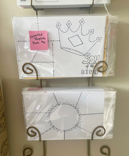 Assorted Template 10-pack | Biblequiltjournal.com