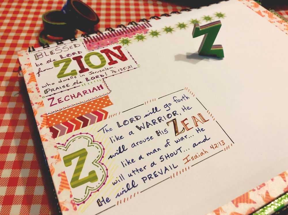 "Z" is for... | Biblequiltjournal.com