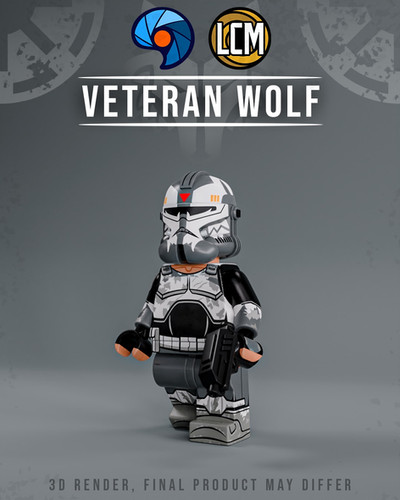 Veteran Wolf by Baggles Studio X Legend C MOC | LEGENDCMOC