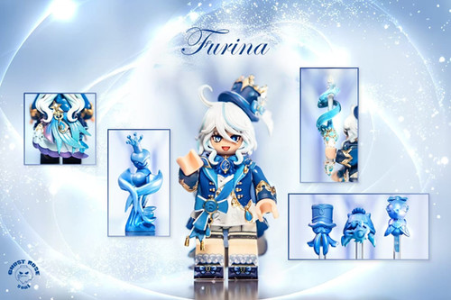 Soul Brick Deluxe Furina set ( 2 minifigs and 4 faires) | LEGENDCMOC