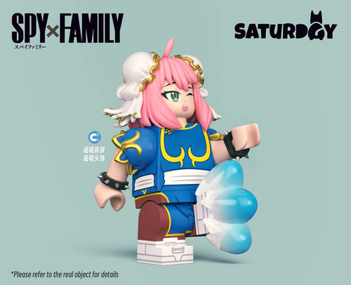 Saturday Brick Anya Chun Li | LEGENDCMOC