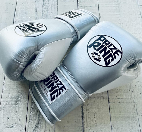 "Professional SX"(slim style) boxing gloves Silver 10oz,14oz,16oz ...