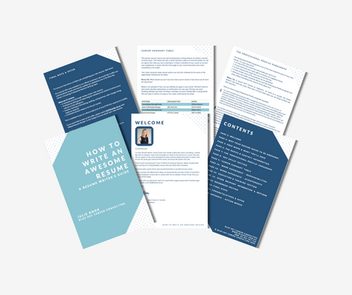 How To Write An Awesome Resume eBook | Blue Sky Career