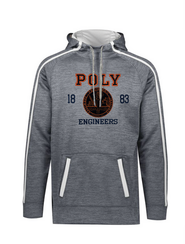 Poly Augusta Flock Hoodie | Herman's Discount