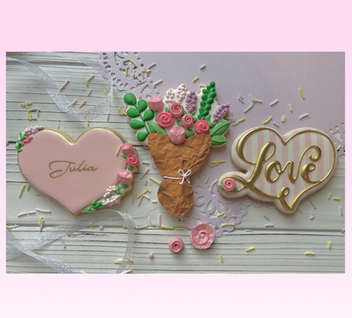 Personalized Hearts | The Cookie Room