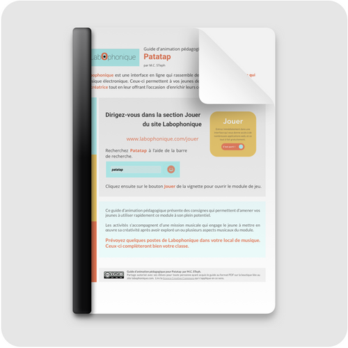 Sons percutants au visuel étonnant - Guide pédagogique pour Patatap ...