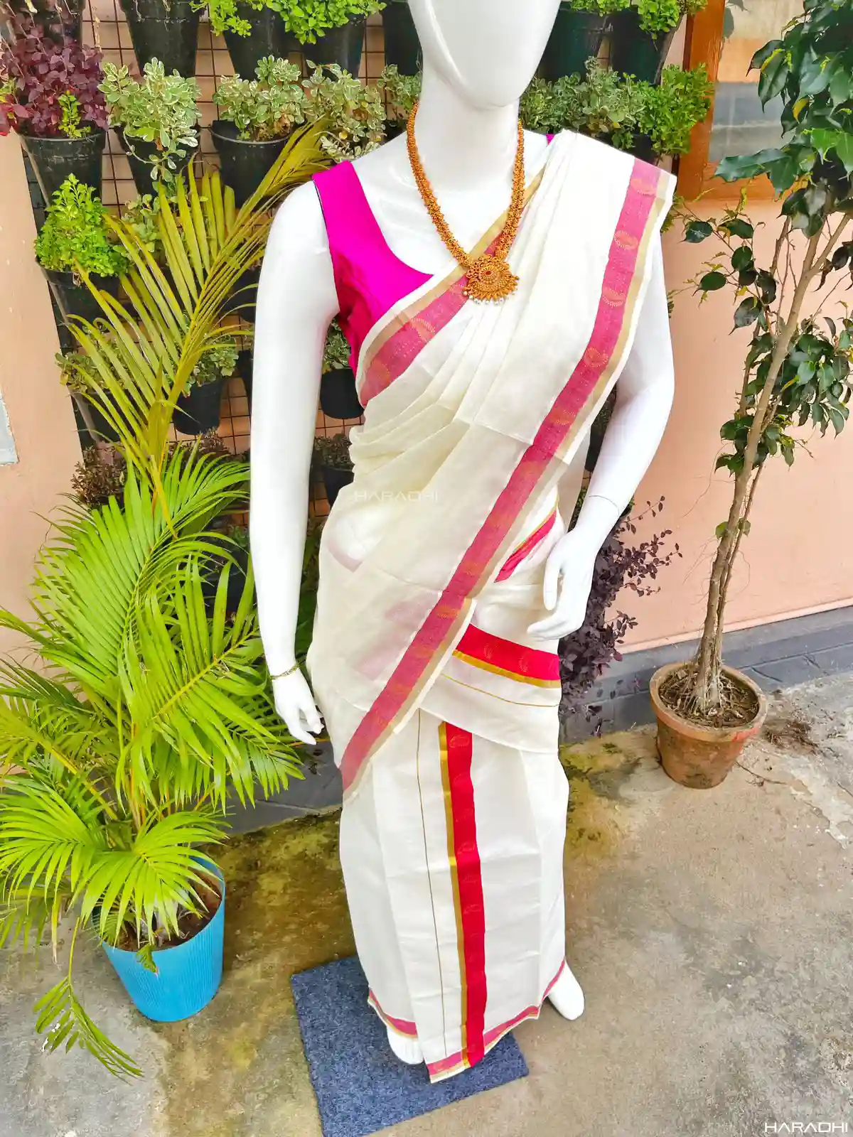 Kerala Kuthampully Set Mundu Online | HARADHI