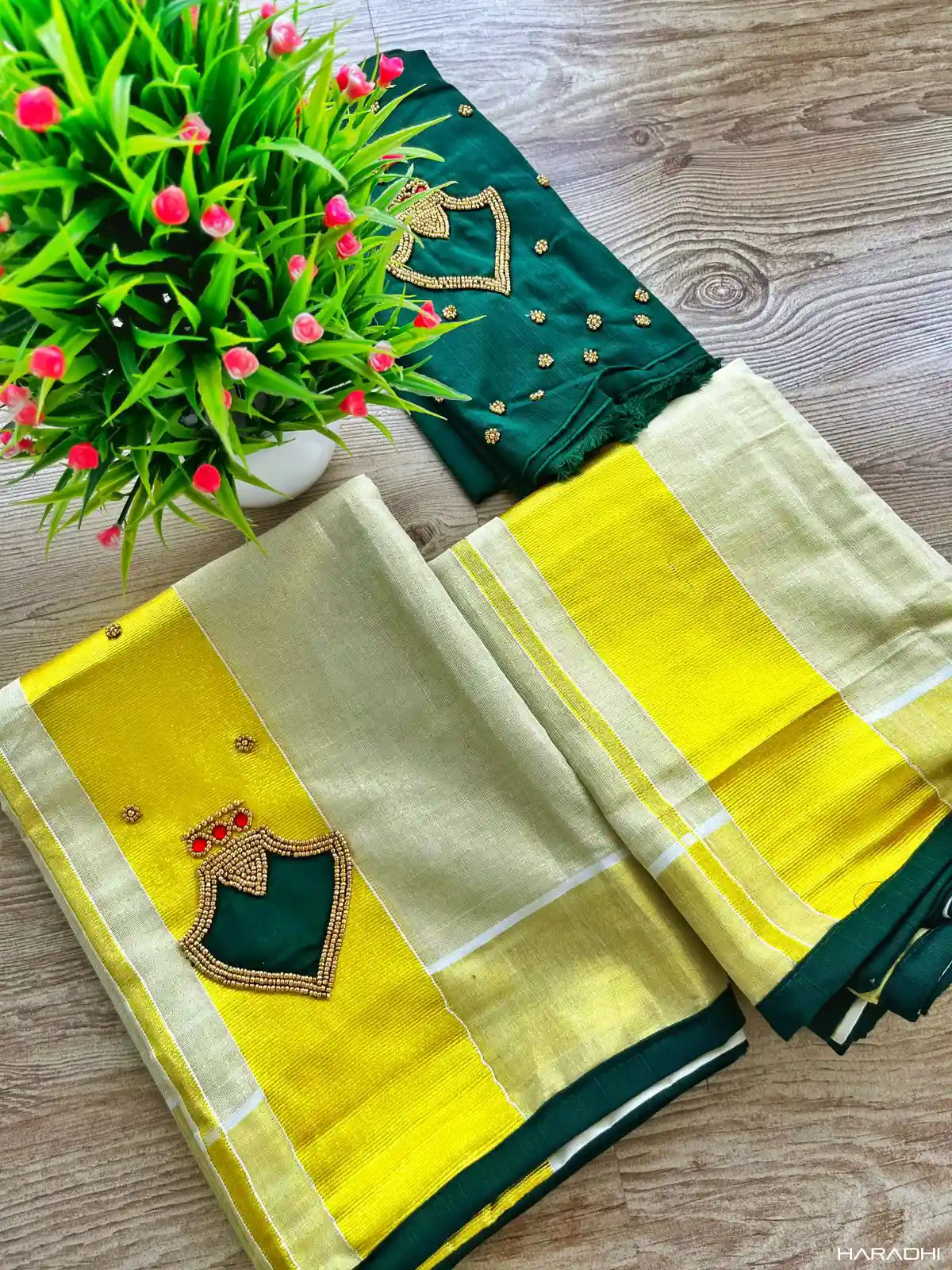 Kerala Kuthampully Set Mundu Online | HARADHI