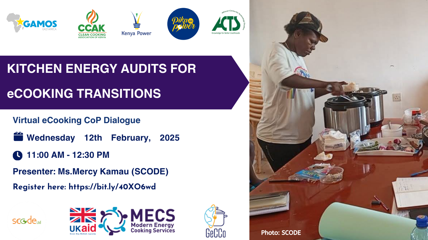 Kitchen Energy Audits for eCooking Transition | My Site