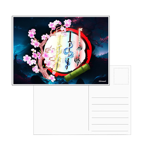 Demon Slayer Post Card | Ackermando