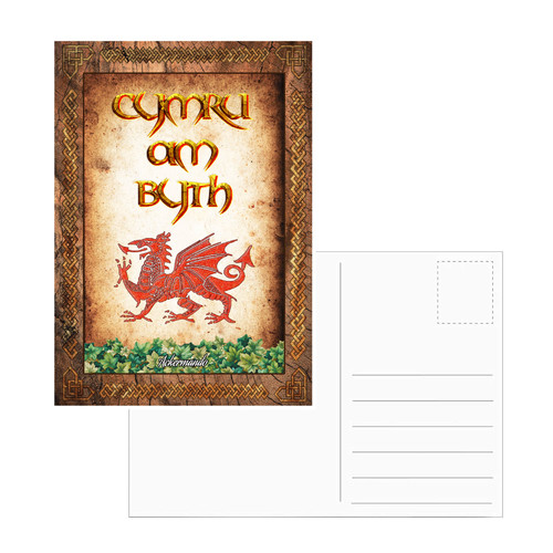 Cymru Am Byth Post Card | Ackermando
