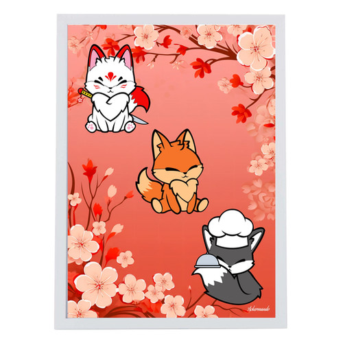Fox Trio Poster | Ackermando