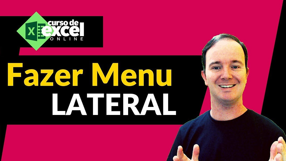 EXCEL - Como Fazer Menu Lateral no EXCEL