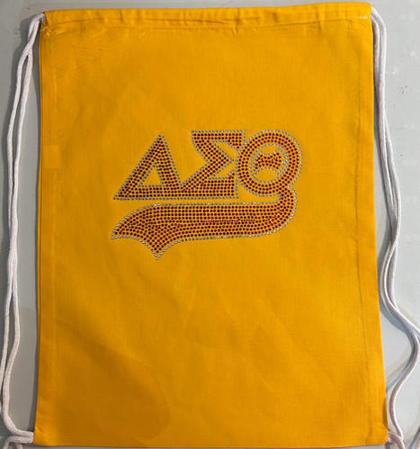 Delta Sigma Theta Drawstring bag | TrueExpressions Viny