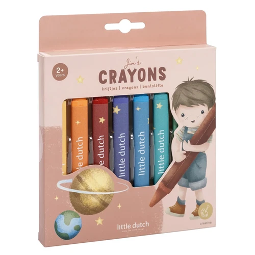 LITTLE DUTCH Wax Crayons Jim | miniMINIMALISTC | Little Dutch