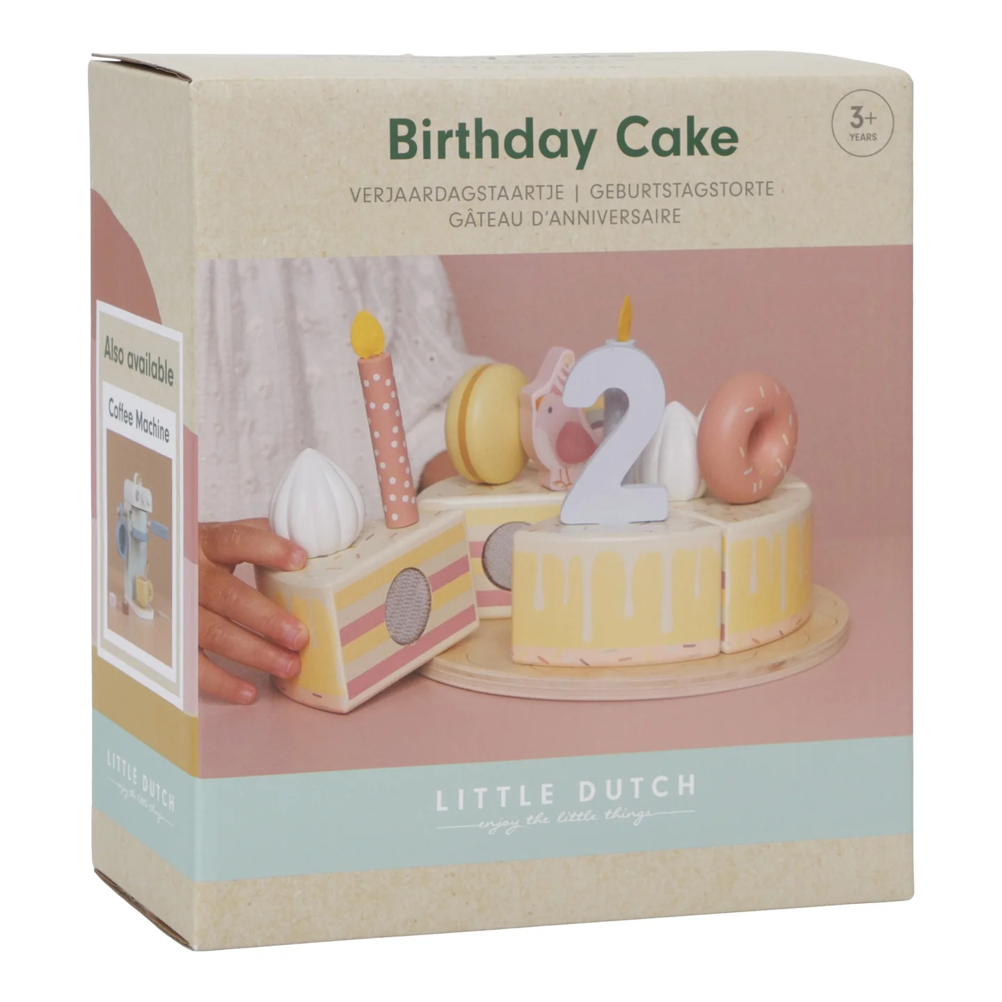 LITTLE DUTCH - WOODEN BIRTHDAY CAKE | miniMINIMALISTC