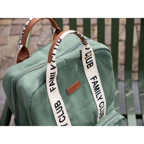 CHILDHOME Family Club Backpack Signature Canvas - Green ...