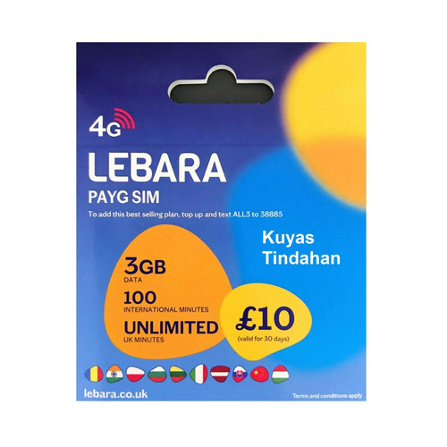Lebara Pay As You Go Sim Card | GADGETVERSE