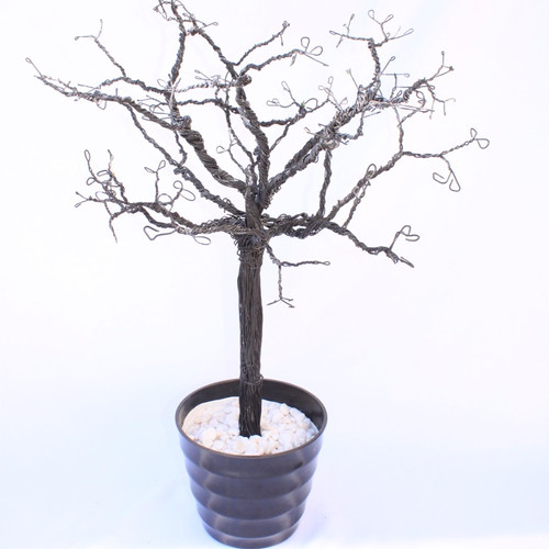 Black Wire Tree with Pot | Monkey Noodle Kids P