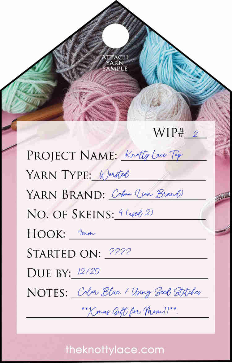 Label Your WIPs With These Smart Crochet Tag 🔖