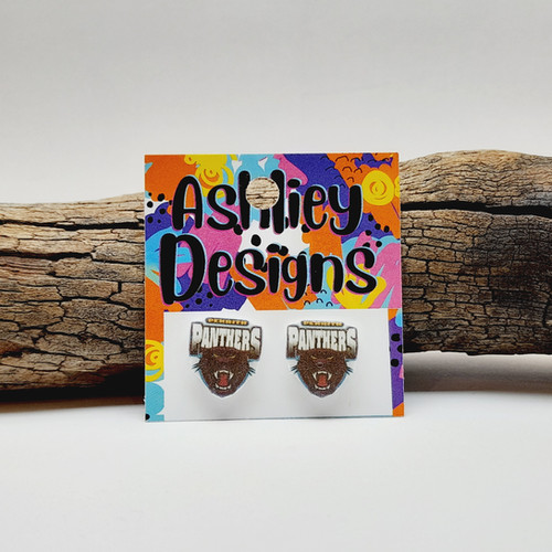 NRL Panthers Studs | ashlieydesigns