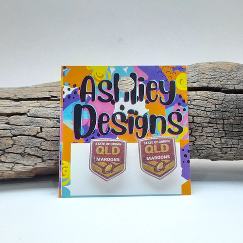 NRL QLD Studs | ashlieydesigns