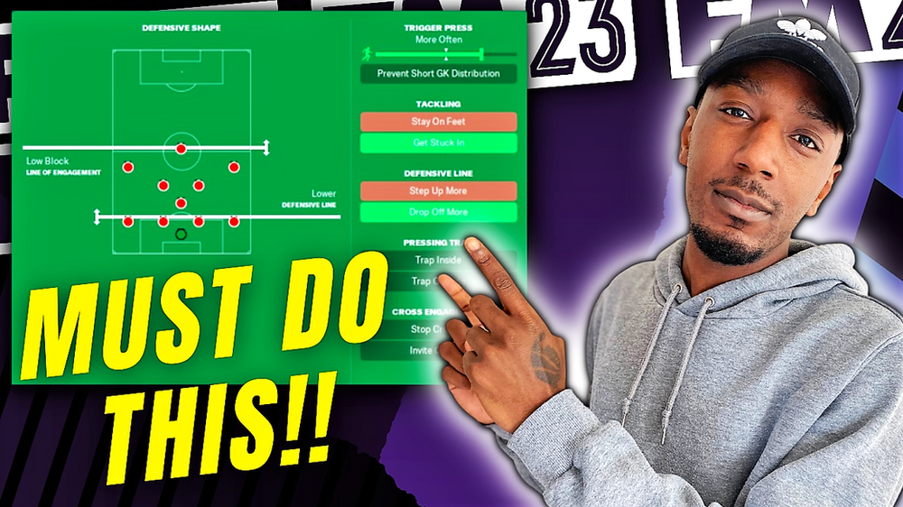 4 3 3 Perfect Low Block FM23 Tactic THIS Is How To WIN In Football
