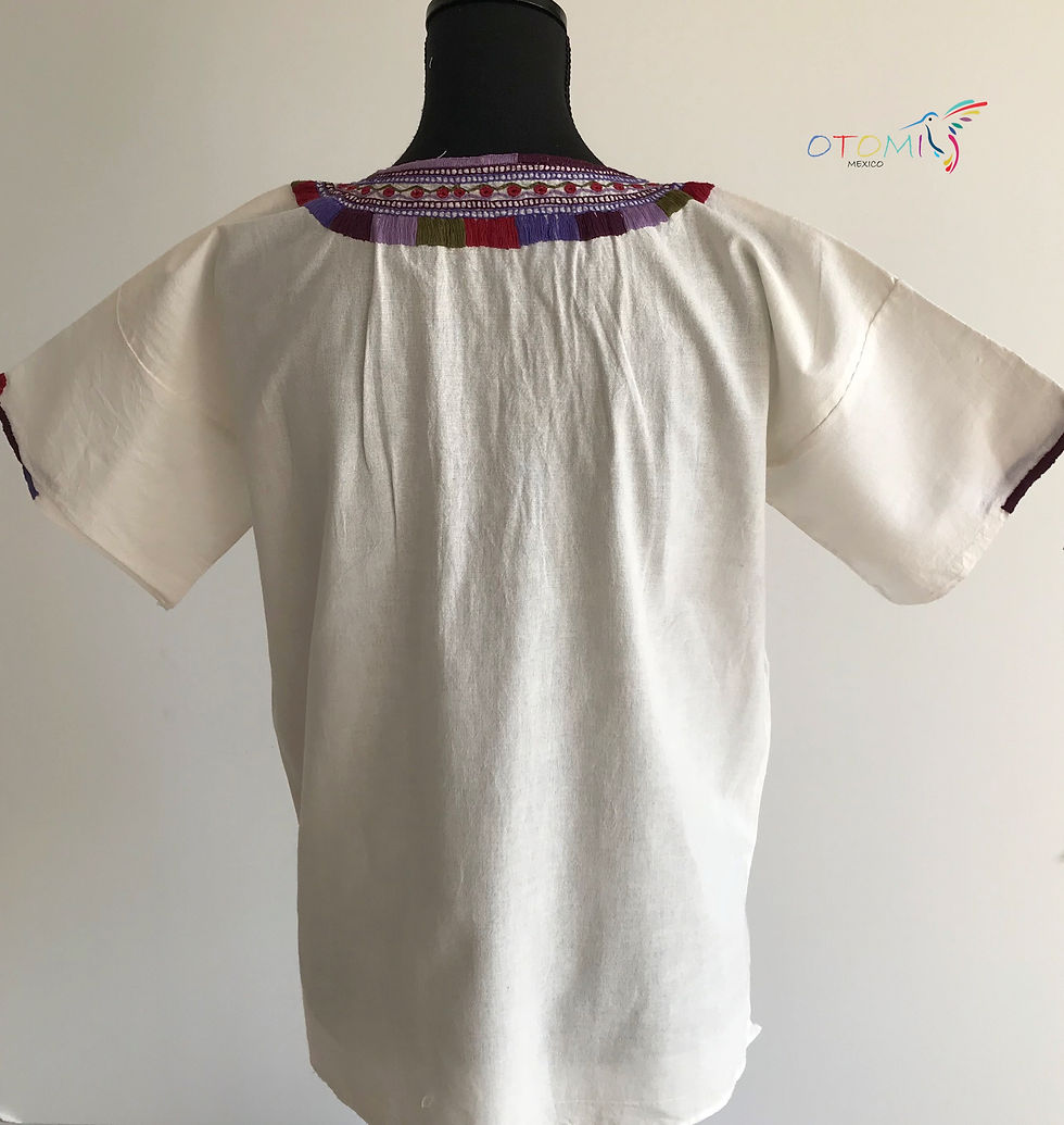 Mexican Blouses - Otomi Mexico - Mexican embroidered blouse