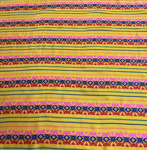 Aztec Fabric- Yellow | Otomi México