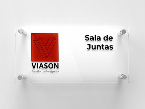 Letrero Corporativo Acrílico Personalizado | VIASON Digital Print