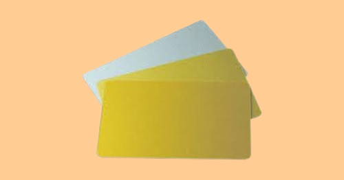 PVC Plain Golden ID Card | NOGTEK